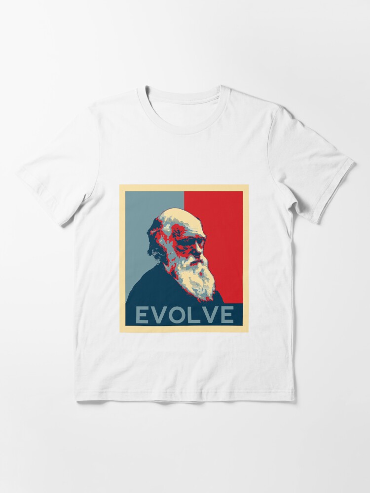 "Charles Darwin Evolve Evolution" T-shirt for Sale by jasonhoffman ...