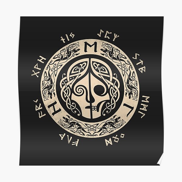 "HEL" Poster for Sale by RAIDHO | Redbubble