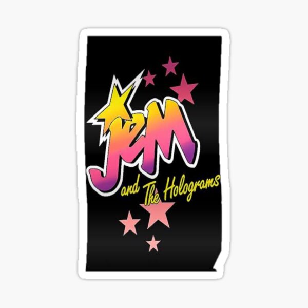 " Jem and the holograms" Sticker by Marckos122 | Redbubble