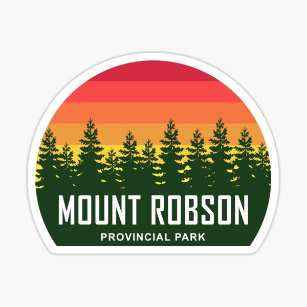 "Mount Robson Provincial Park" Sticker for Sale by esskay | Redbubble