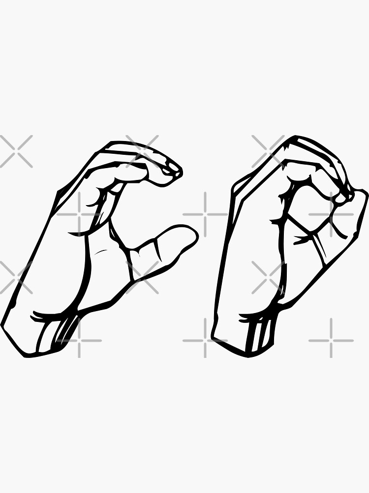 "CO Sign Language" Sticker by MadEDesigns | Redbubble