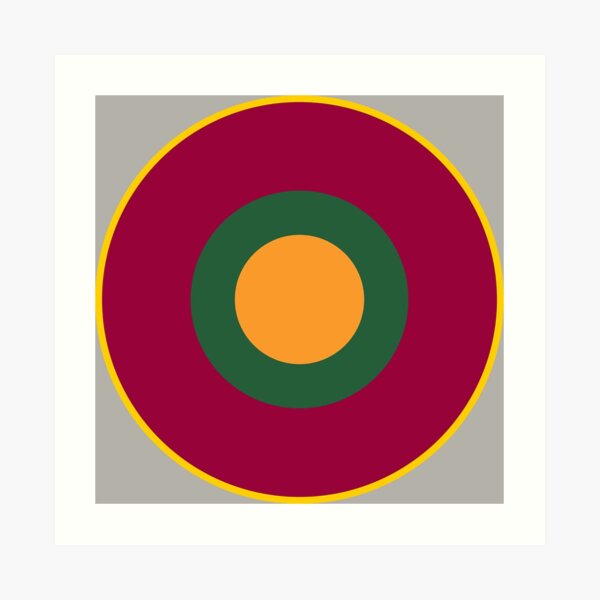 "Sri Lanka Air Force - ශ්‍රි ලංකා ගුවන් හමුදාව - Roundel" Art Print by ...