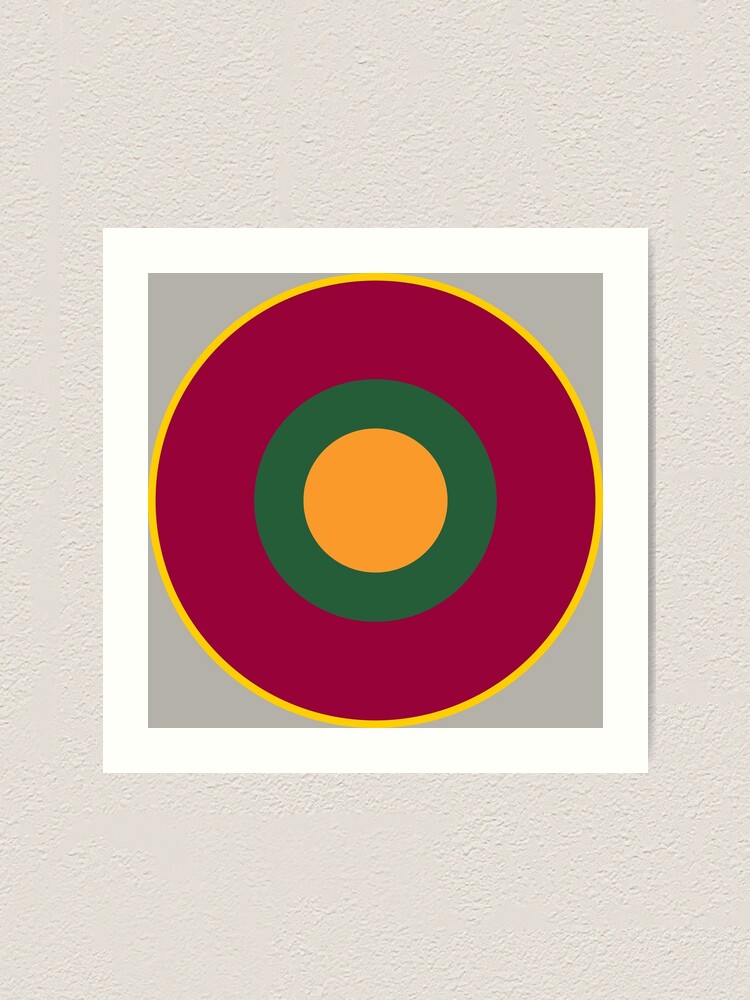 "Sri Lanka Air Force - ශ්‍රි ලංකා ගුවන් හමුදාව - Roundel" Art Print by ...
