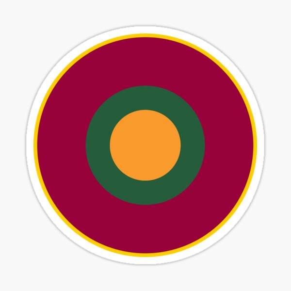 "Sri Lanka Air Force - ශ්‍රි ලංකා ගුවන් හමුදාව - Roundel" Sticker for ...