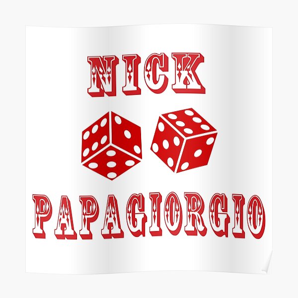 "Nick Papagiorgio" Poster by barrelroll909 | Redbubble