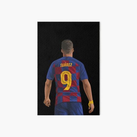 "Luis Suarez football player vector art" Art Board Print by acidpro ...
