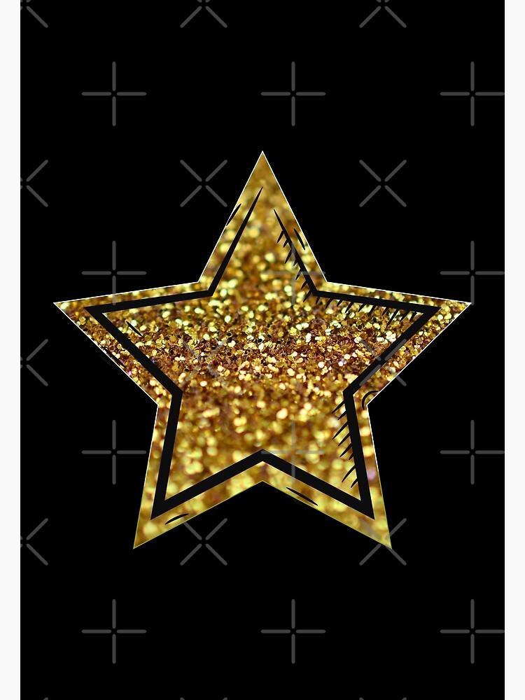 " Go Little Rockstar ( gold glitter star)" Poster for Sale by Vimbuy ...