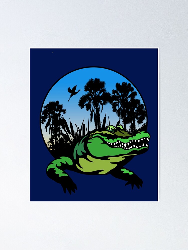 "Gator Swamp" Poster for Sale by Treasurekey | Redbubble