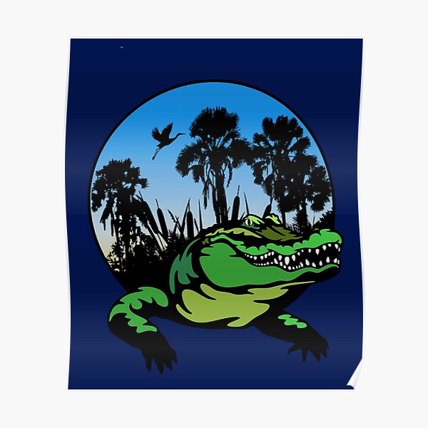 "Gator Swamp" Poster for Sale by Treasurekey | Redbubble