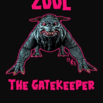 "Zuul the gatekeeper" Sticker for Sale by MetalSatyrShop | Redbubble