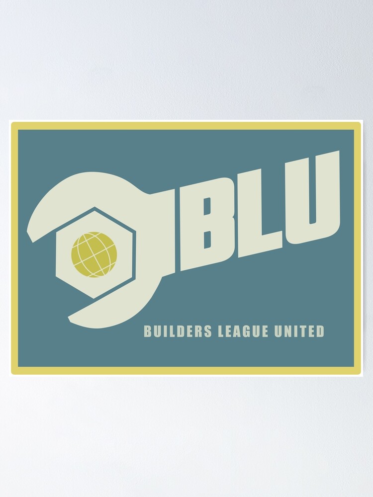 "TF2 team BLU logo" Poster for Sale by Loadout | Redbubble