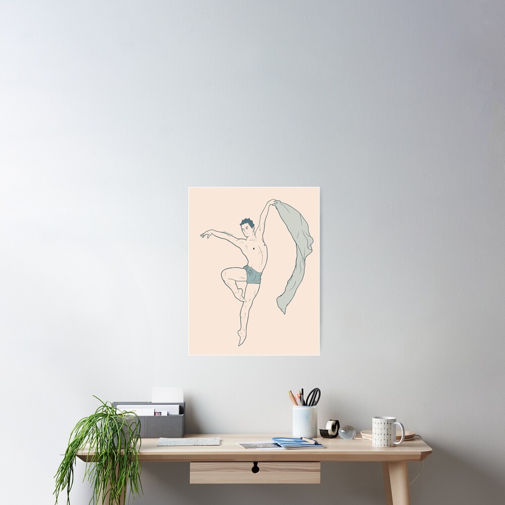 "Meian Shuugo Haikyuu Dancer" Poster by bendyomi | Redbubble