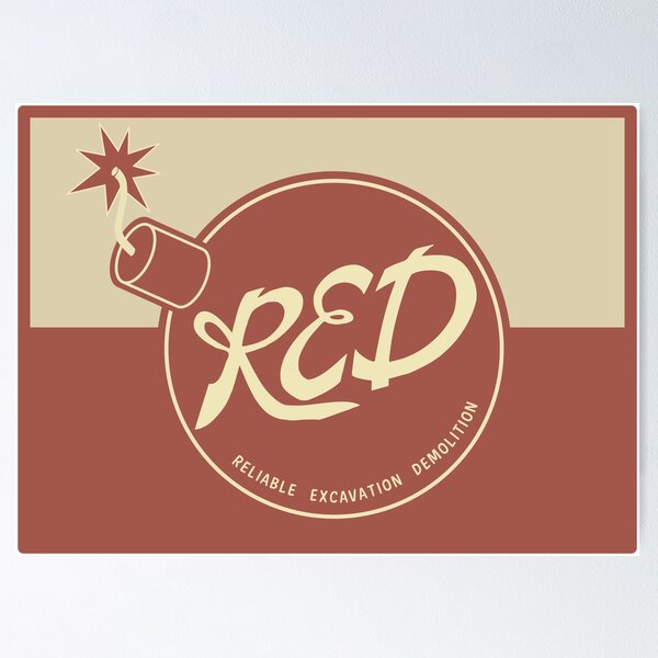 "TF2 team RED logo" Poster for Sale by Loadout | Redbubble