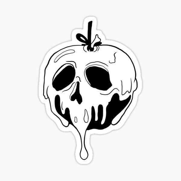 "Poison Apple " Sticker for Sale by Jessie Waters | Redbubble