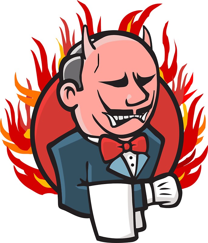 "Angry Jenkins" Stickers by xfnans | Redbubble