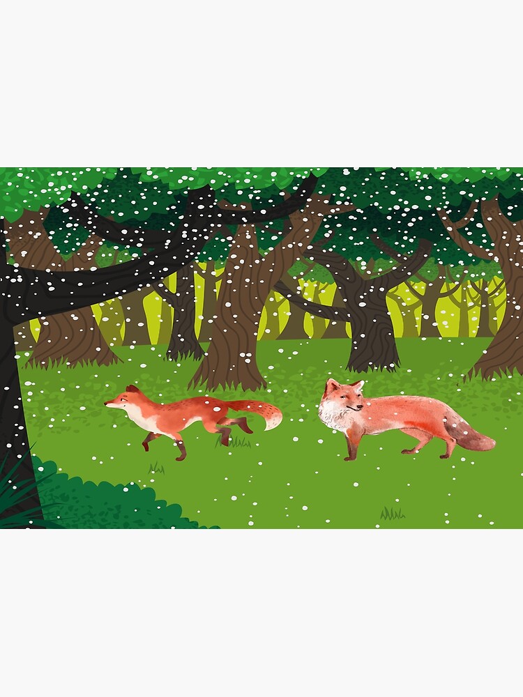 "WINTERMOOD FOX" Poster for Sale by PotluckPrints | Redbubble
