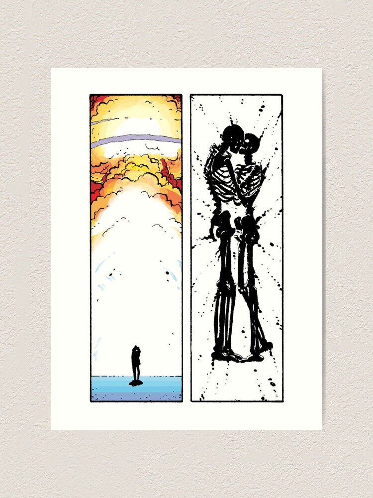 "atomic, kiss, skeleton, atomic explosion, watchmen, comic, nite owl ...