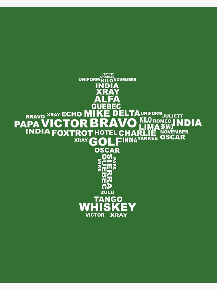 "Full Phonetic Alphabet Cute Plane Letters " Art Board Print for Sale ...