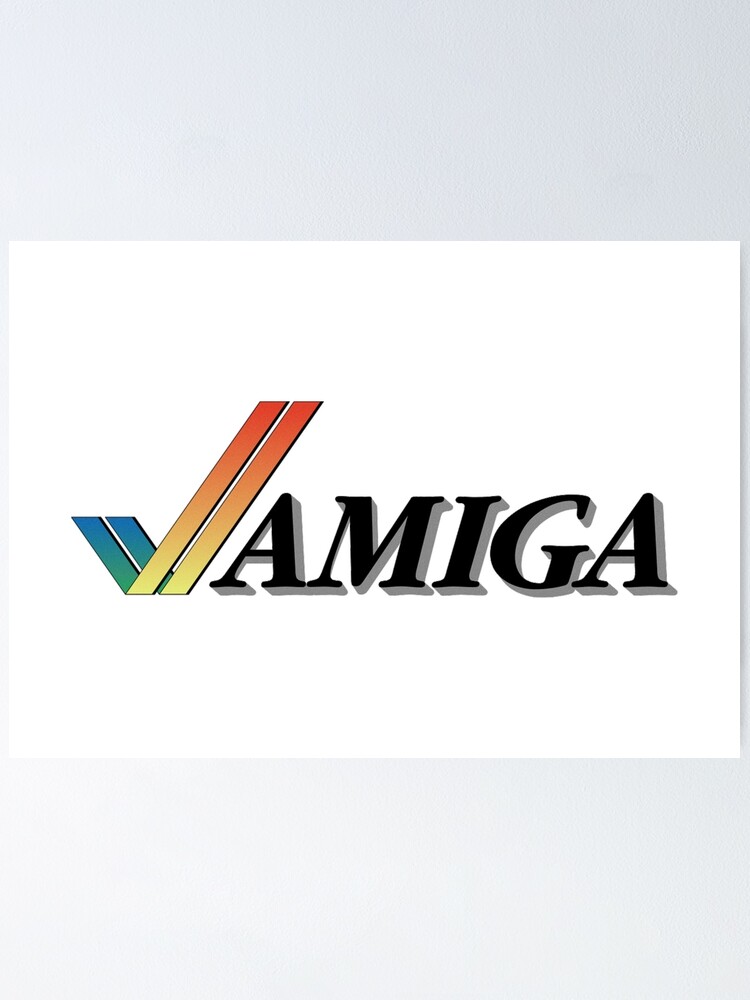 "Amiga Logo - Commodore" Poster for Sale by islander59 | Redbubble