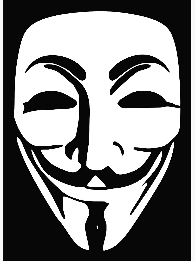 "anonymous face" Poster for Sale by kolko | Redbubble