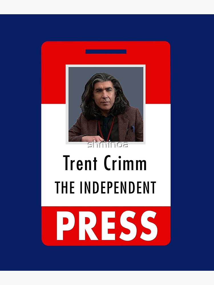 "Trent Crimm ID Card" Poster for Sale by shminoa | Redbubble