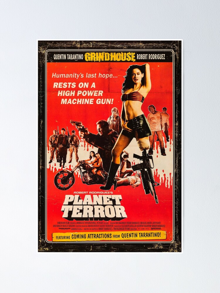 "PLANET TERROR" Poster for Sale by Party-Boy | Redbubble