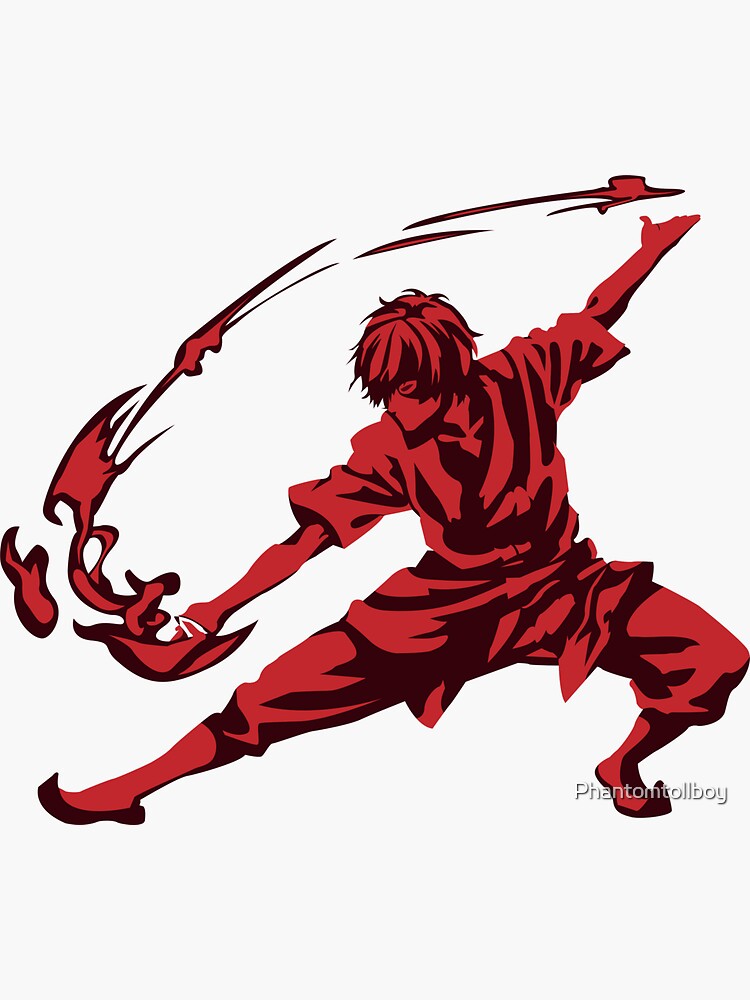 "Zuko Avatar" Sticker for Sale by Phantomtollboy | Redbubble