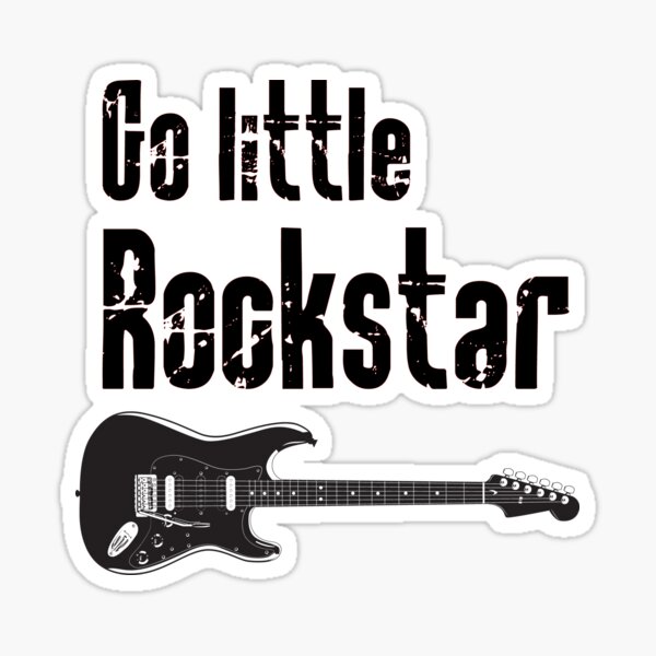 "Go little Rockstar " Sticker by youssef9912 | Redbubble