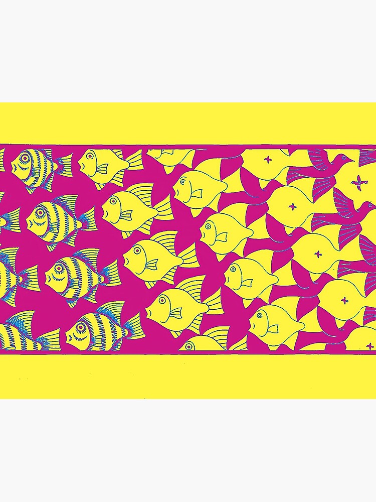 "Escher PoP Fish" Poster by PoP-Studio-ArT | Redbubble