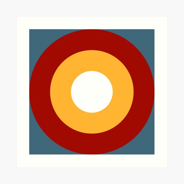 "Qatar Emiri Air Force - Roundel" Art Print by wordwidesymbols | Redbubble