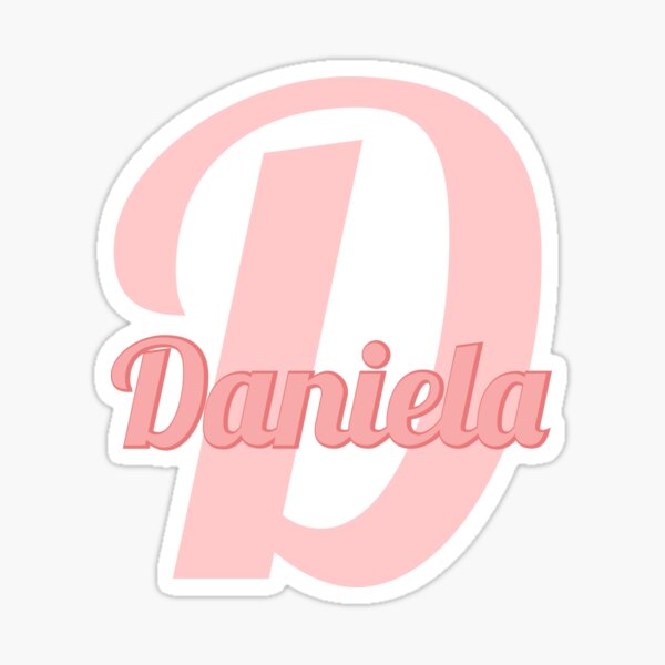 "Baby girl named Daniela" Sticker for Sale by jshek8188 | Redbubble