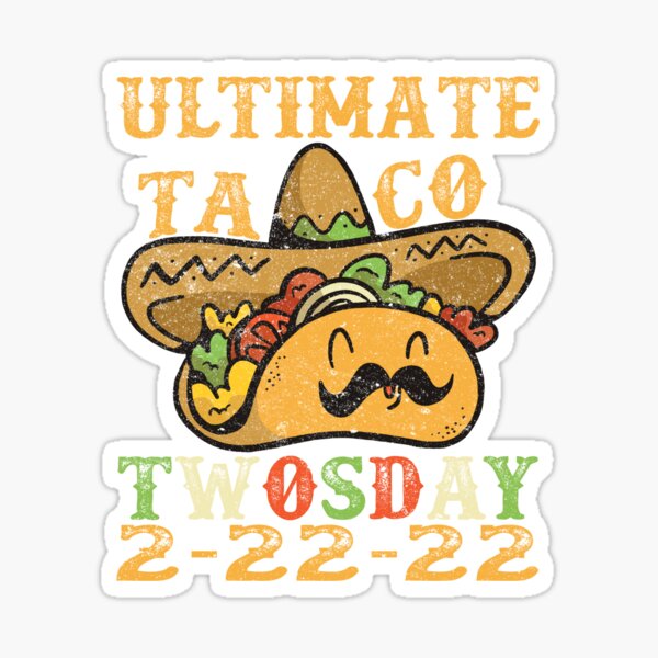 Pegatina «Twosday martes 22 de febrero de 2022 Funny 2/22/22 Souvenir ...