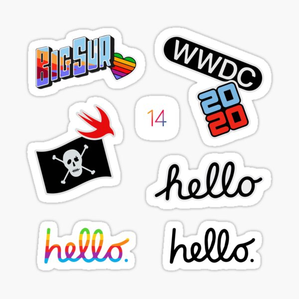 "wwdc" Sticker for Sale by Store-Designify | Redbubble