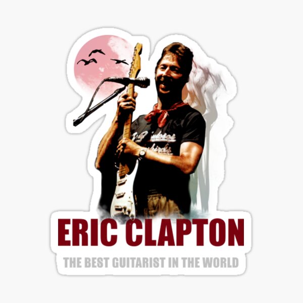 "Eric Clapton" Sticker by PatrickSulliva | Redbubble