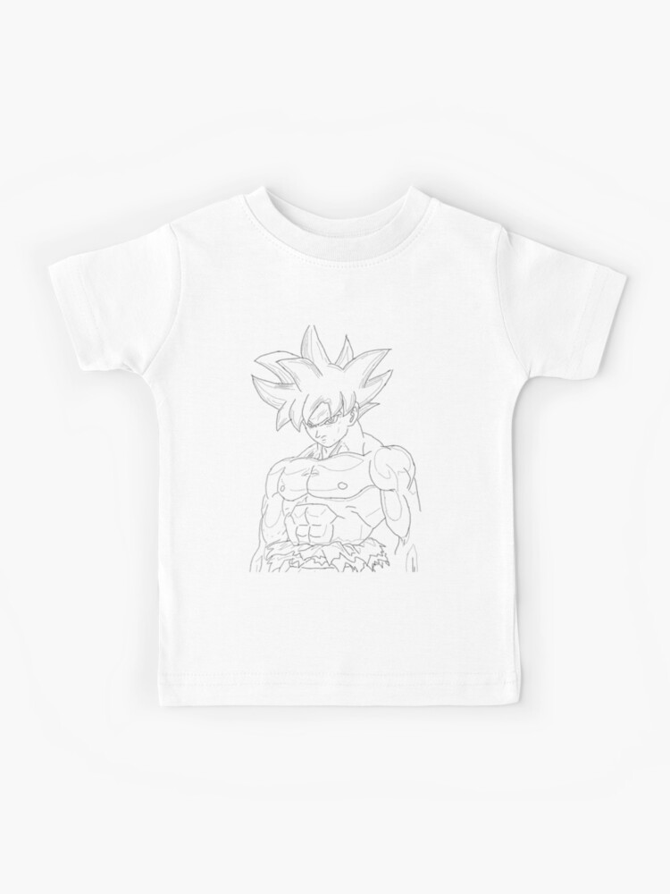 Camiseta para niños for Sale con la obra « Dibujo a lápiz de goku ...