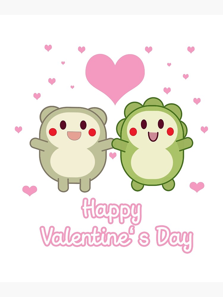 "Happy valentines Day - Animal love together" Poster for Sale by ...