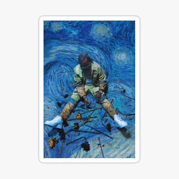 "GUNNA VAN GOGH COLLECTION" Sticker for Sale by rare-colors | Redbubble