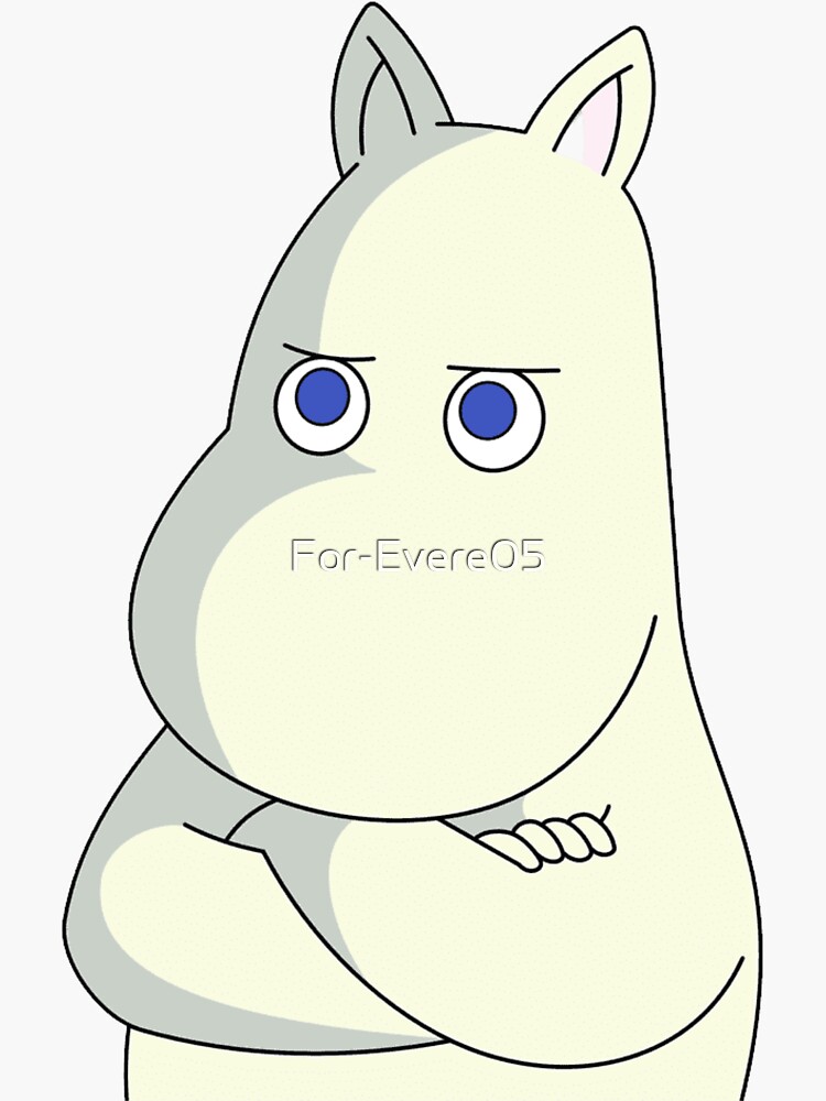 "moomin" Sticker for Sale by For-Evere05 | Redbubble