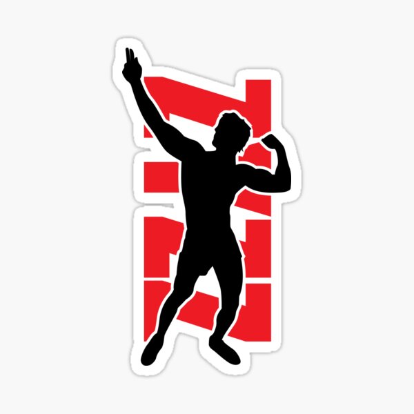 "Zyzz Hardstyle Bodybuilding Motivational (White Edition)" Sticker for ...