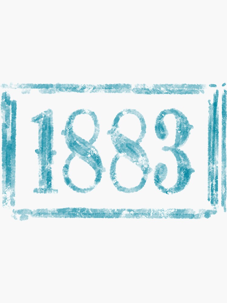 "1883 TV Show" Sticker for Sale by savsandpaints | Redbubble