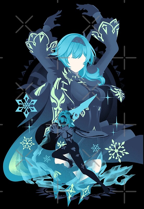 "Eula Dance of the Shimmering Wave" by Hypertwenty Designs | Redbubble