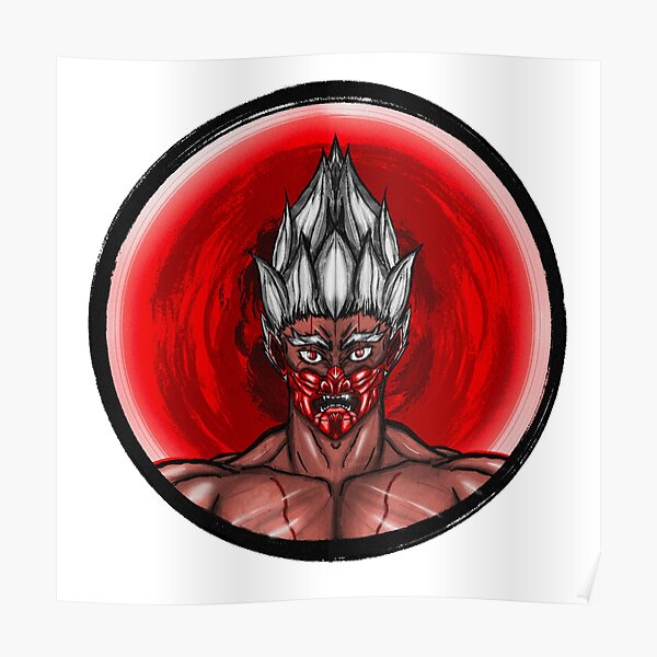 "Akuma" Poster for Sale by HakaySama | Redbubble