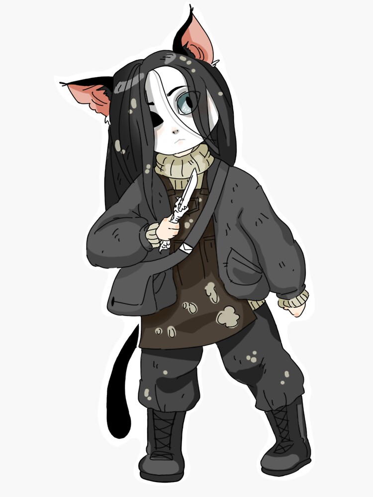 "Cat Vincent Sinclair" Sticker for Sale by YamiYamiShop | Redbubble