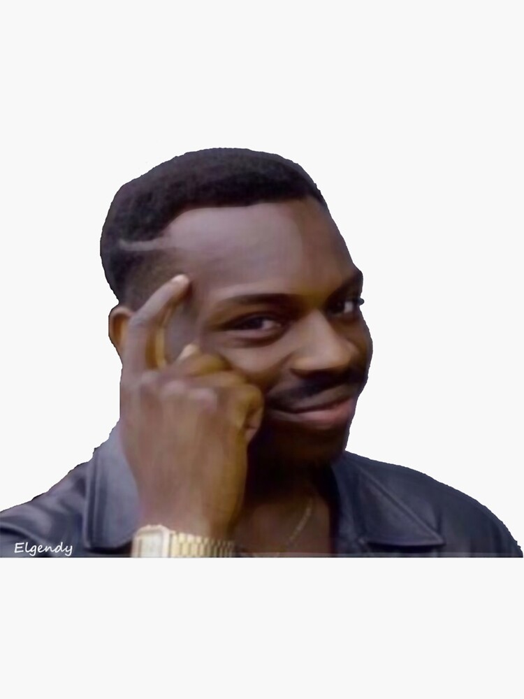 "Think MEME" Sticker for Sale by AhmedElgendy56 | Redbubble