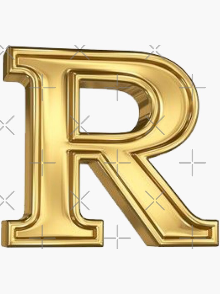 "Letter R" Sticker for Sale by rzouroub | Redbubble