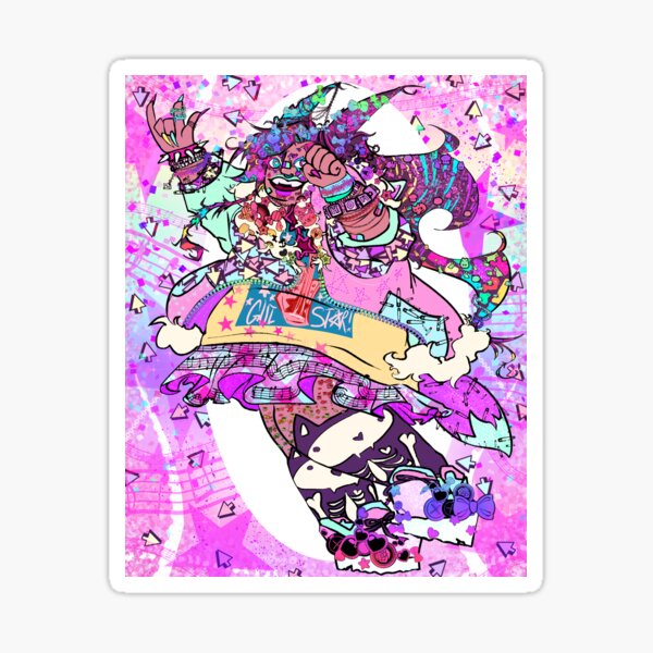 "Decora Fashion Ibuki Mioda" Sticker for Sale by harpoon--gun | Redbubble