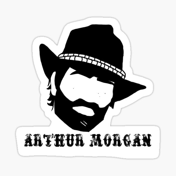 "Arthur Morgan Red Dead Redemption 2 Vector Design" Sticker for Sale by ...