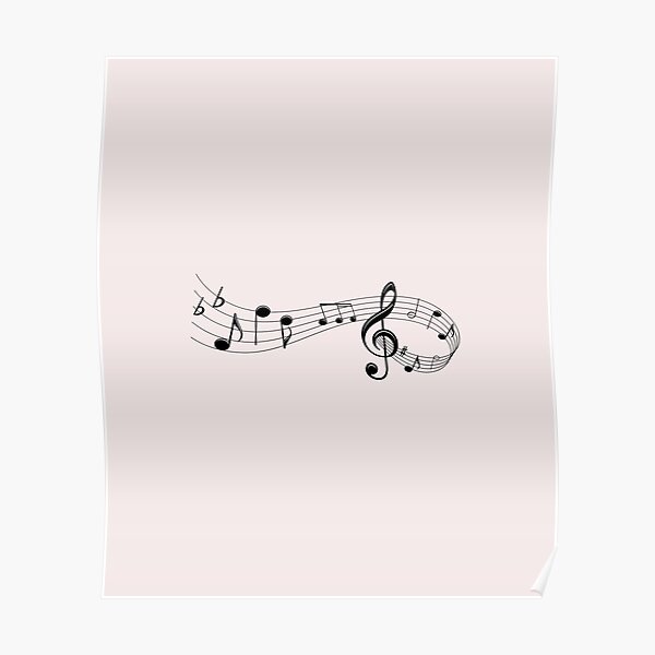 " Music Note" Poster for Sale by Dzelik | Redbubble