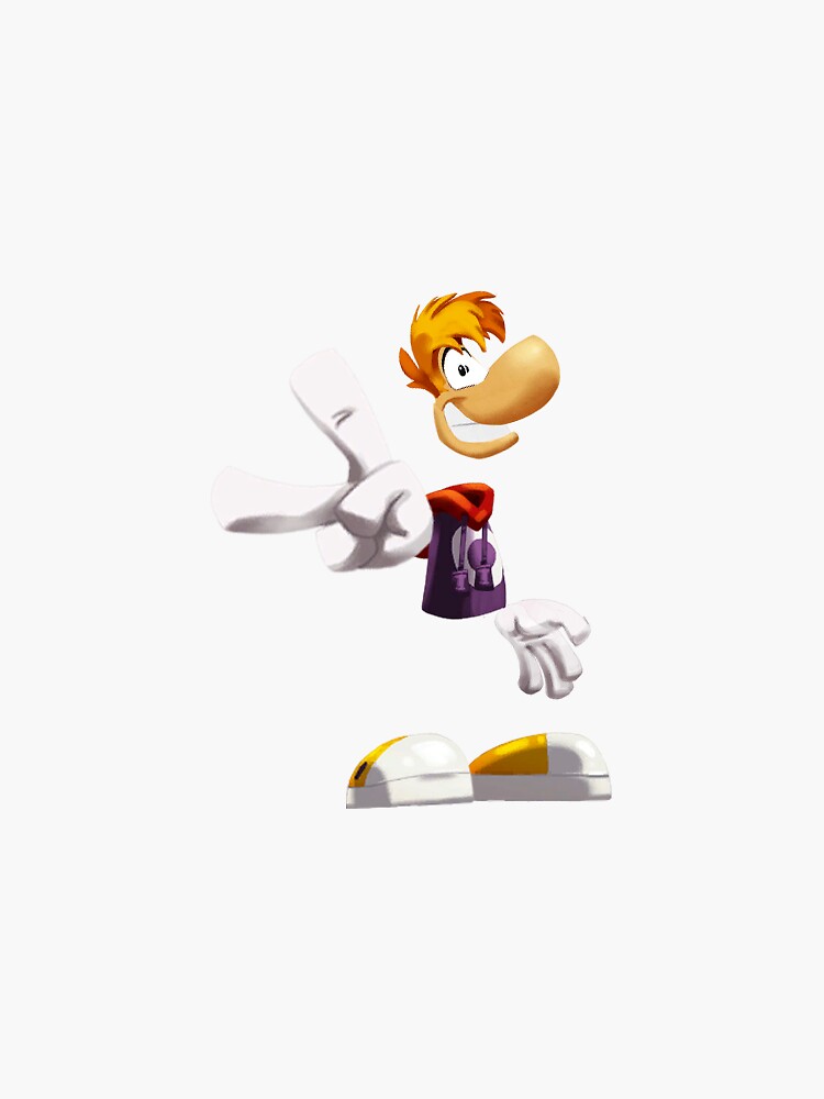"Rayman" Sticker for Sale by Noelliee | Redbubble