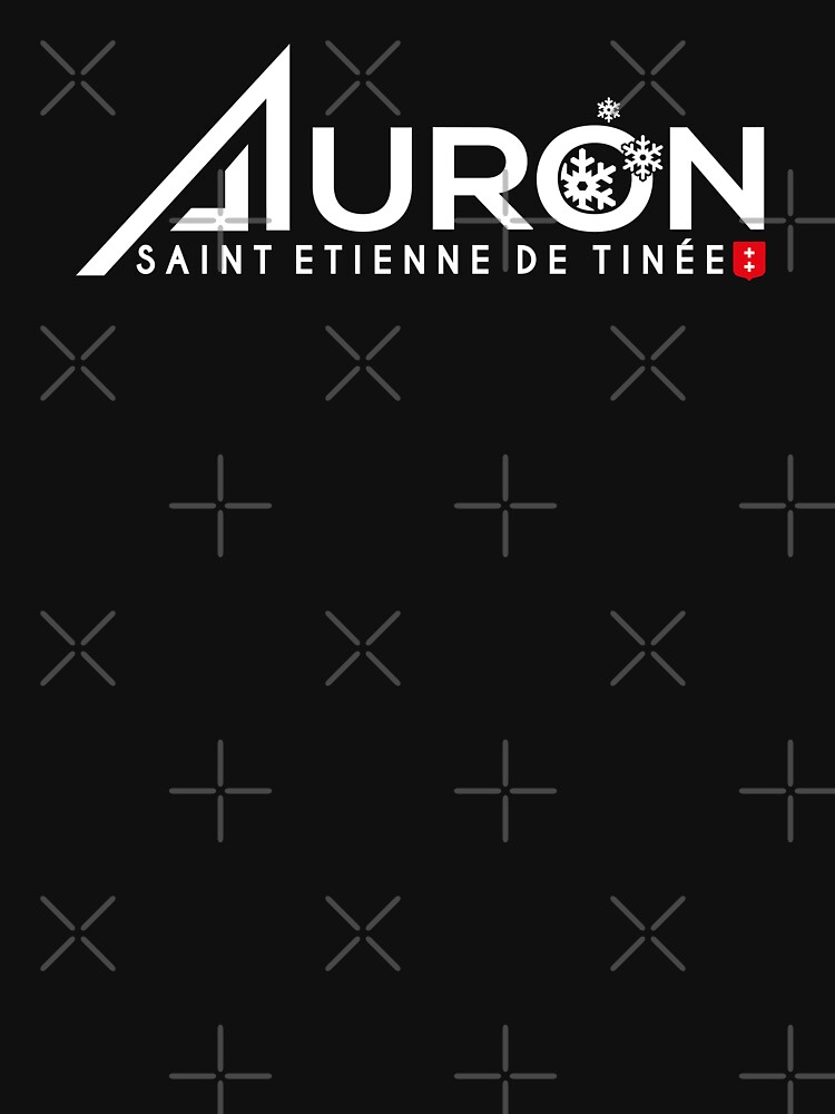 T-shirt respirant for Sale avec l'œuvre « Auron France Saint-Etienne Ski Love Ski Resort » de l ...
